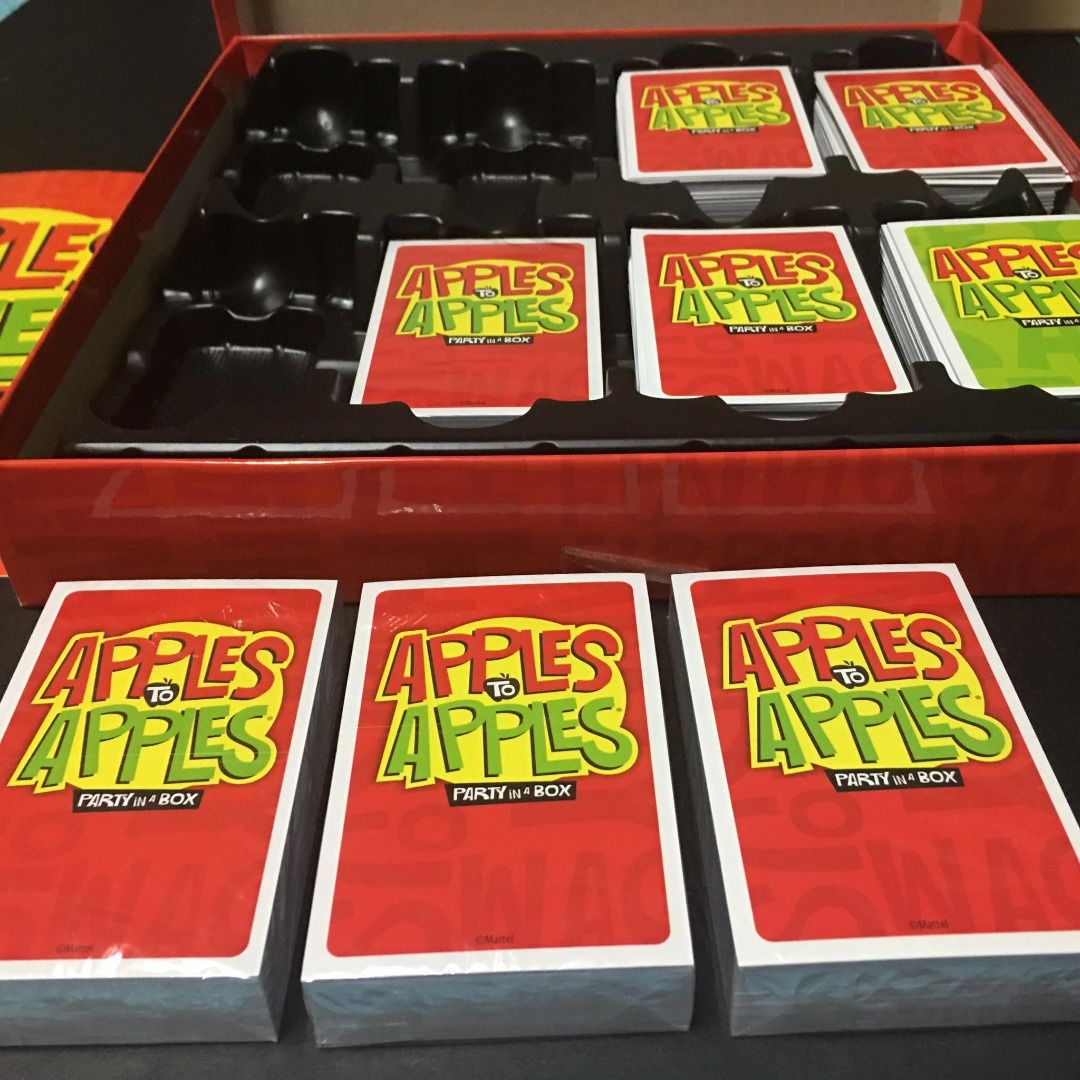 Mattel Games - Apples to Apples Party in a Box, Hobbies & Toys, Toys ...