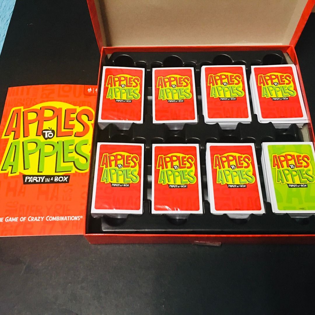 Mattel Games - Apples to Apples Party in a Box, Hobbies & Toys, Toys ...