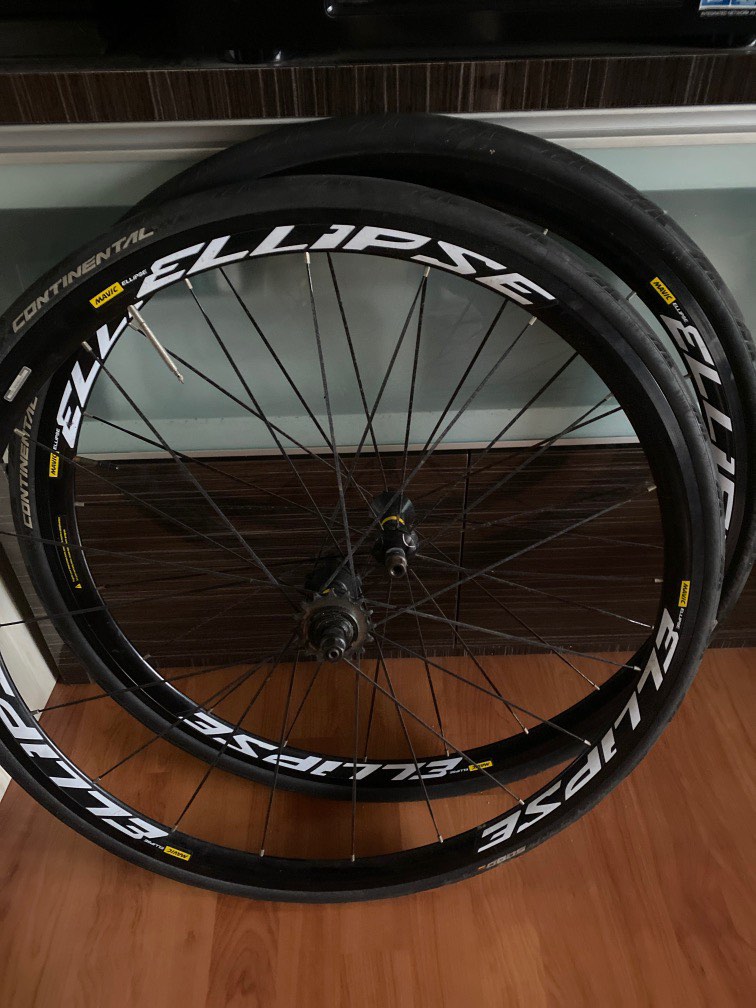 Mavic Ellipse wheelset WTS, Sports Equipment, Bicycles & Parts ...