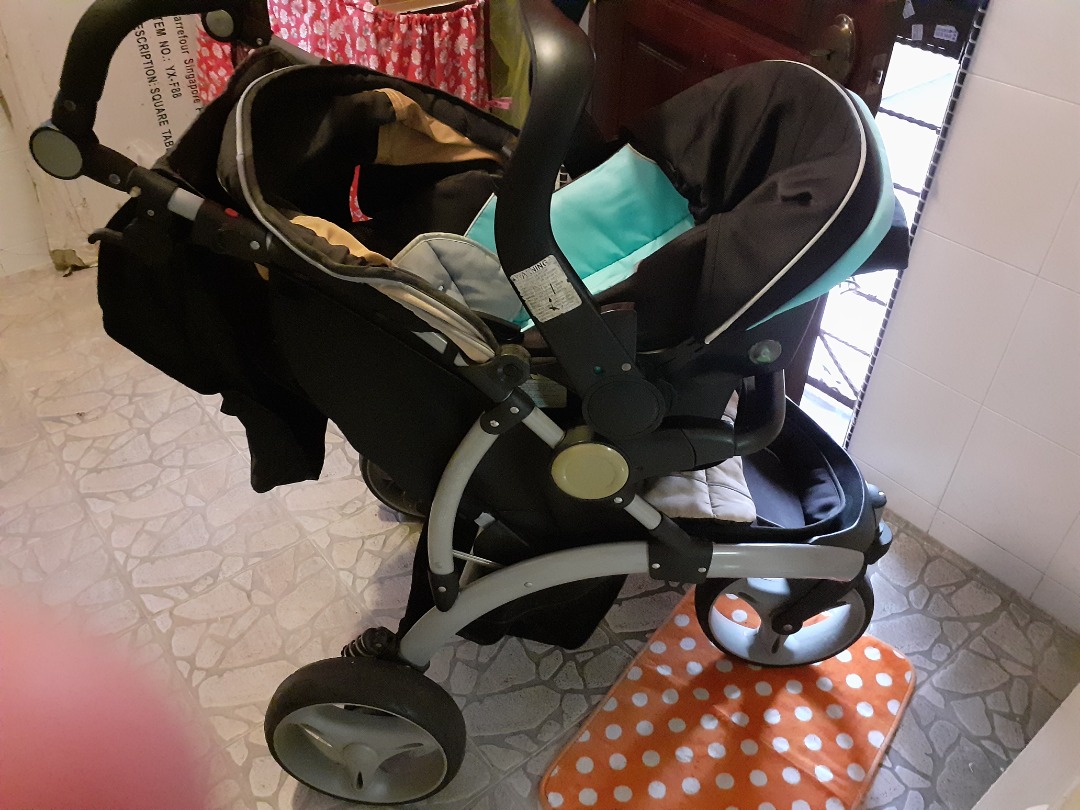 Milano 3 wheels strollers with baby capsule, Babies & Kids, Going Out ...