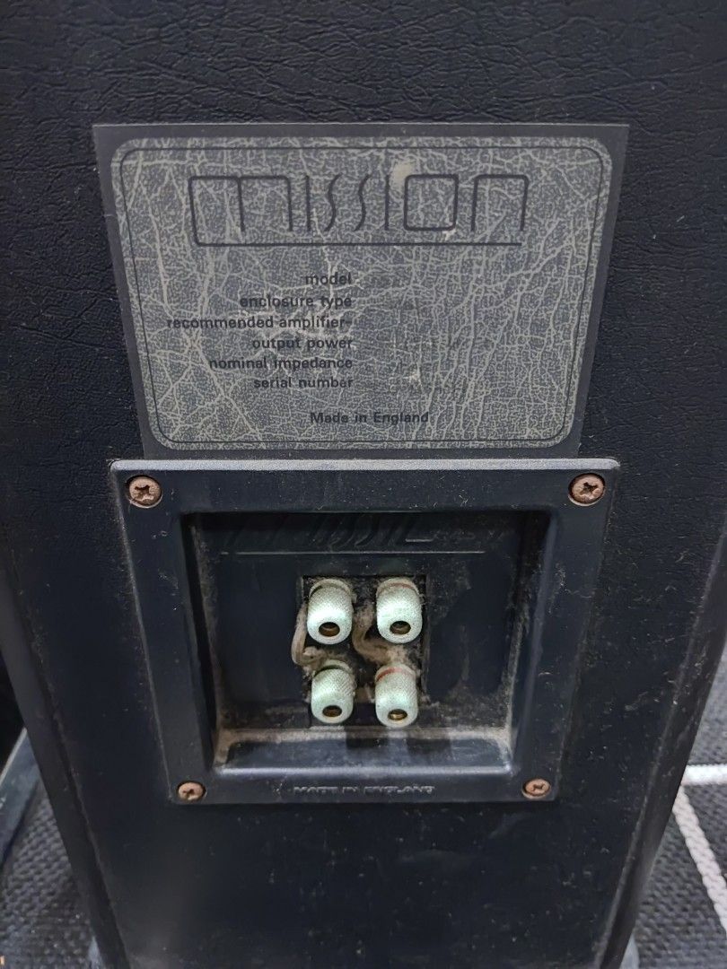 Mission 752 speakers, Audio, Soundbars, Speakers & Amplifiers on Carousell