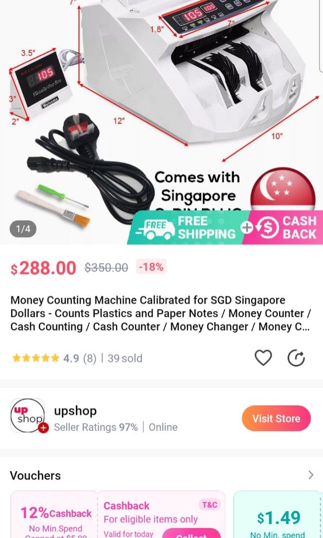 Money Counting machine, Mobile Phones & Gadgets, Other Gadgets on Carousell