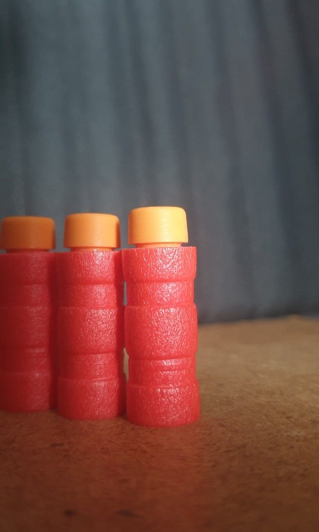 Moulded Worker Gen3/Gen2HE red stefan darts for Nerf blaster, Hobbies ...