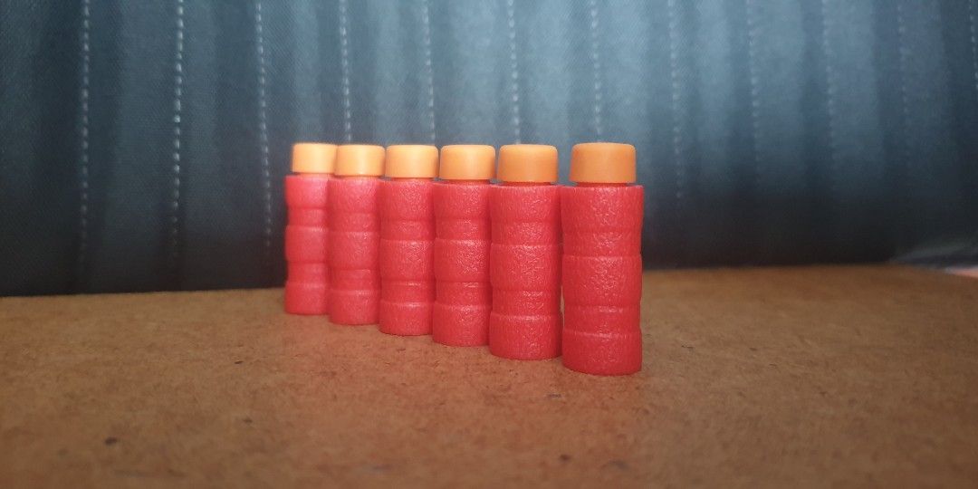 Moulded Worker Gen3/Gen2HE red stefan darts for Nerf blaster, Hobbies ...