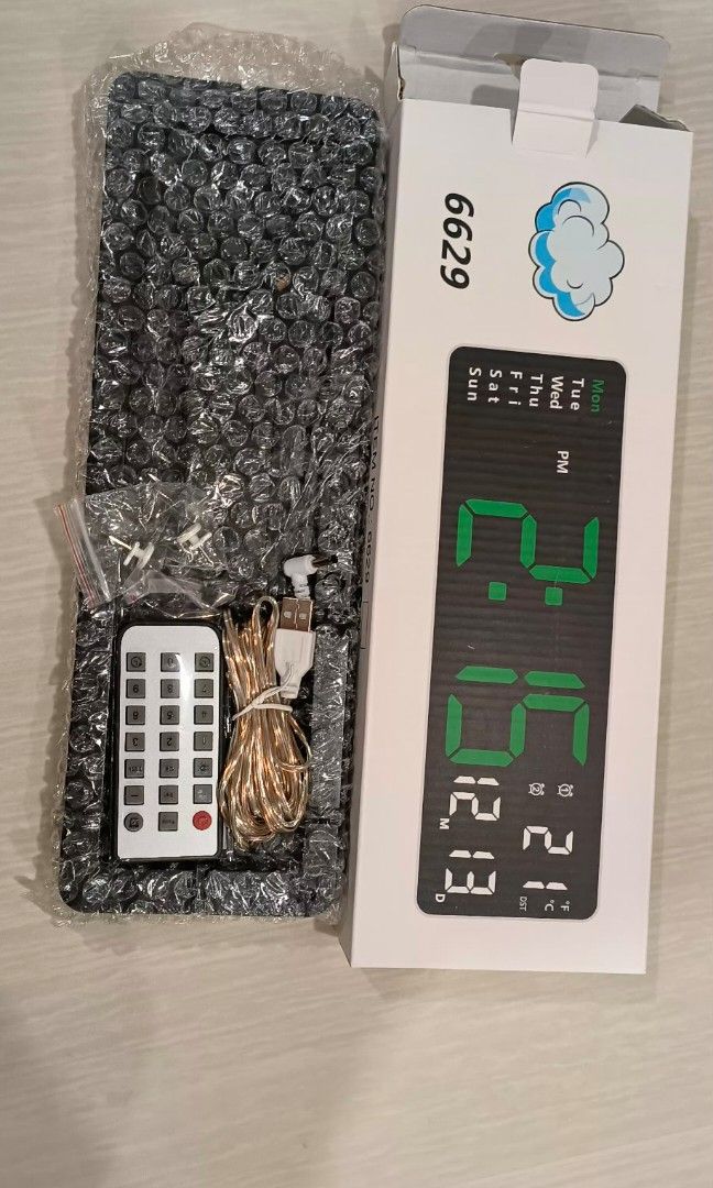Multiple Functional Digital Clock with Remote Control, TV & Home ...