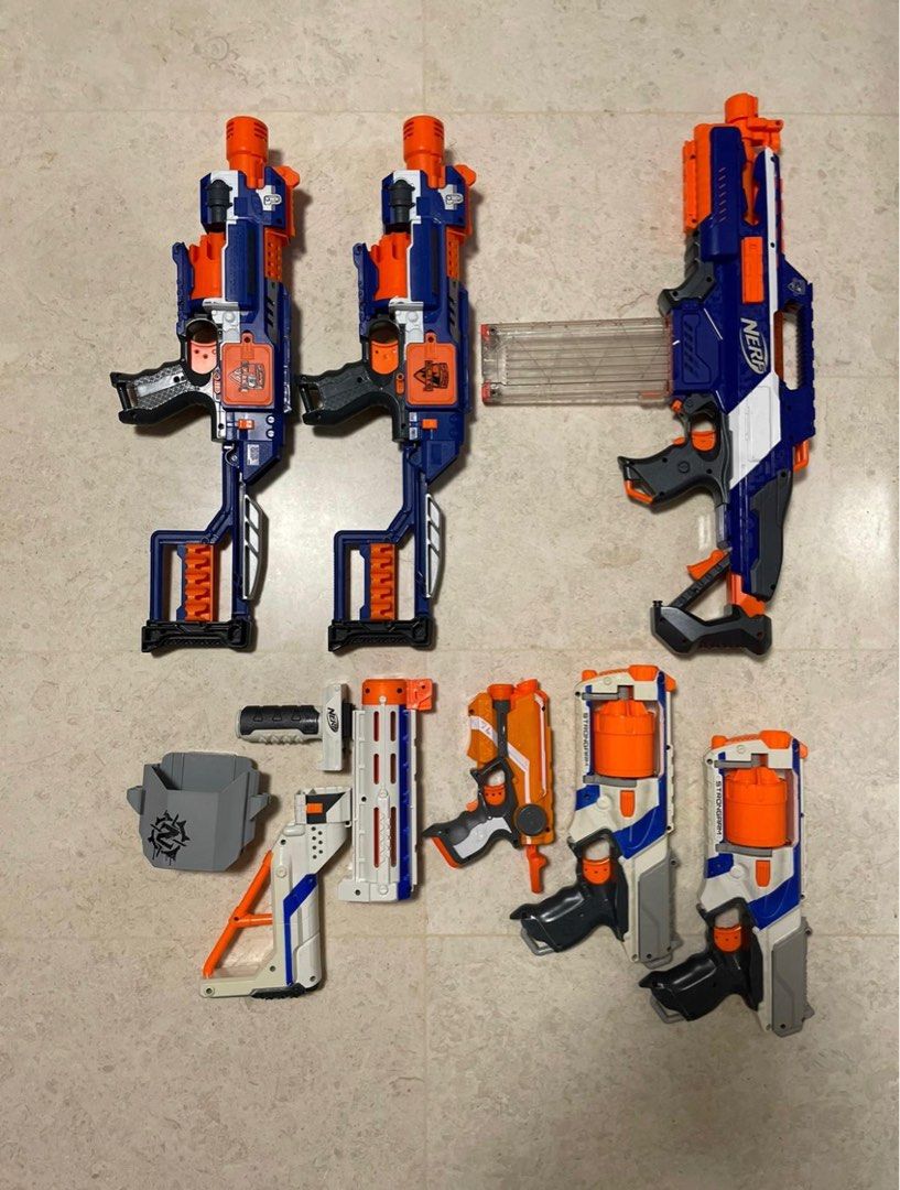 Nerf Gun Set, Hobbies & Toys, Toys & Games on Carousell