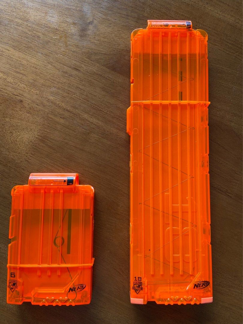 Nerf Original Magazines 18 and 6 slots, Hobbies & Toys, Toys & Games on ...