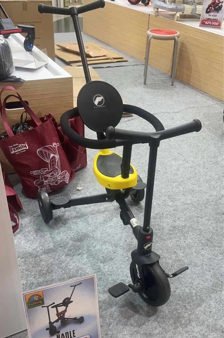 NEW!! Sepeda Family Nadle Tricycle 4in1, Bayi & Anak, Kereta, Kursi ...