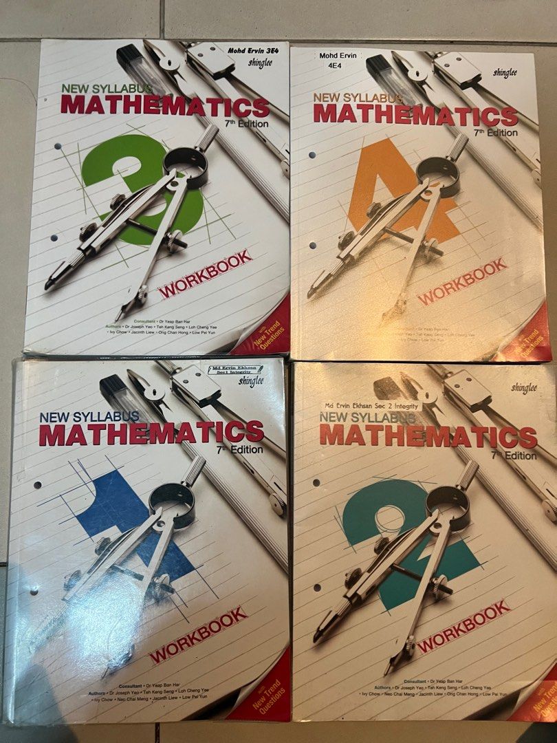 New Syllabus Mathematics 7th Edition Secondary 1-4 Express, Hobbies ...