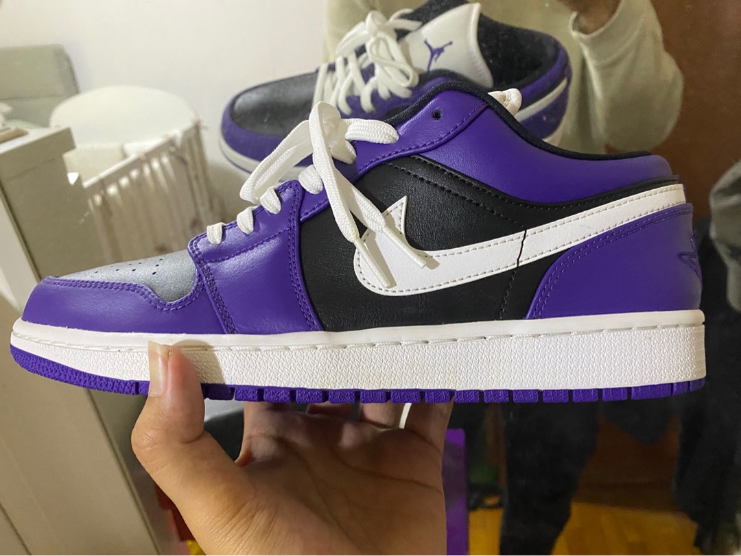 Nike Air Jordan 1 Low Court Purple (2020) US 9 553558-501, Men's ...