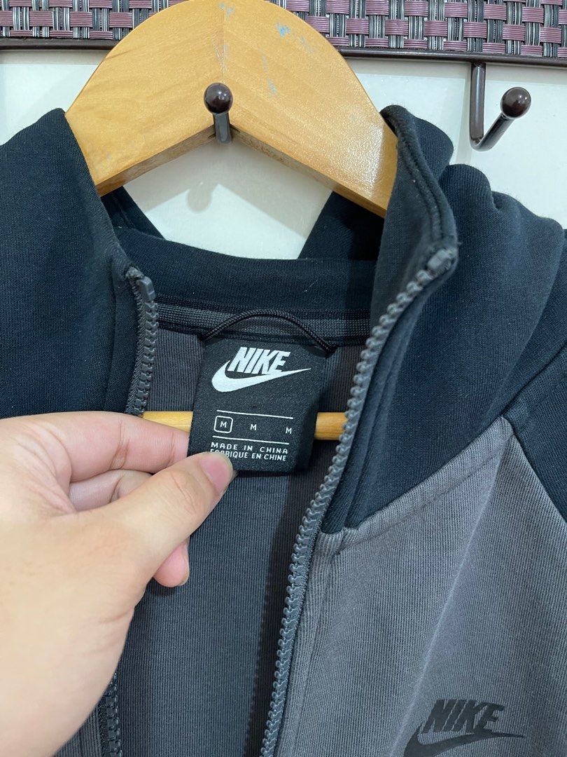 Nike TF Tech Fleece Two Tone Hoodie Jacket Medium, Men's Fashion, Coats ...