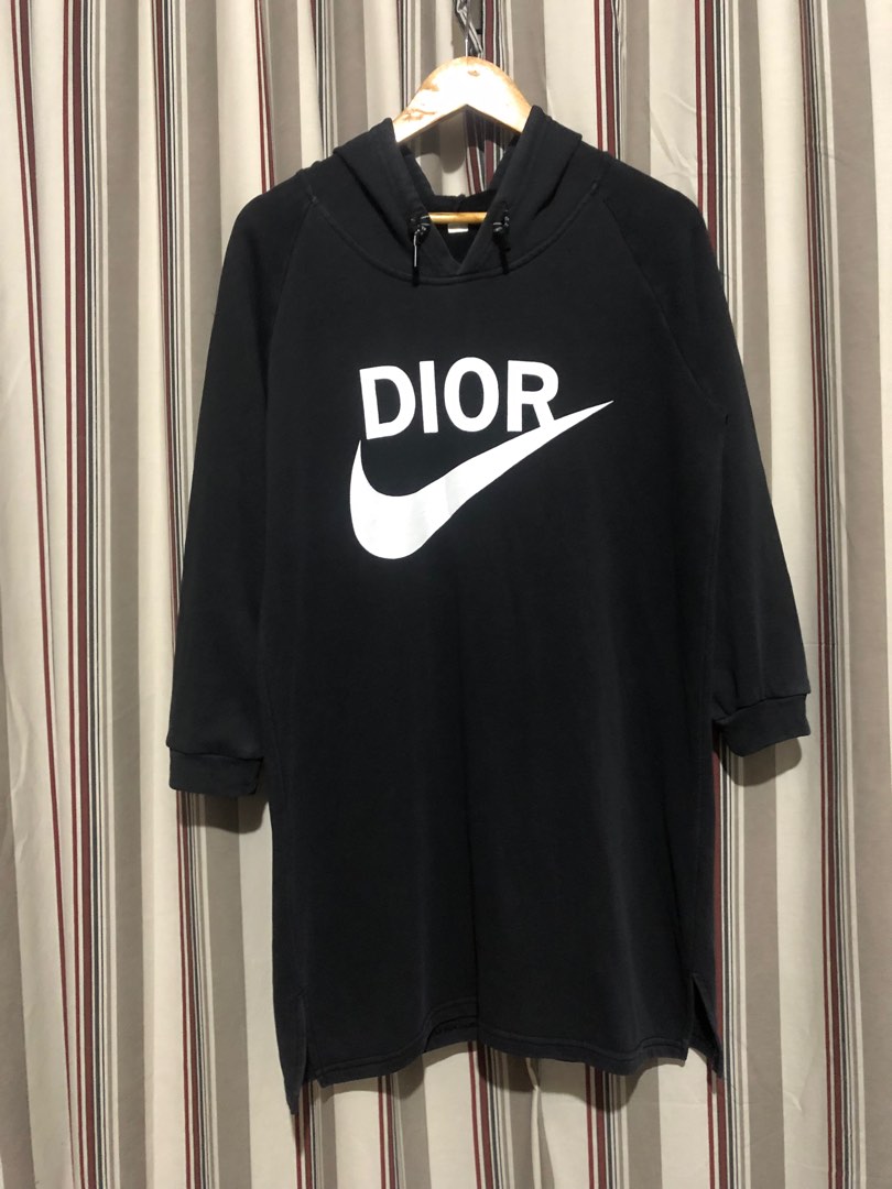 Nike xDior Hoodie Dress, Women's Fashion, Activewear on Carousell