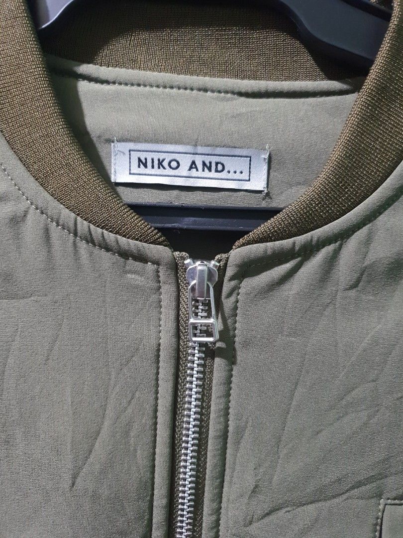 NIKO AND ... Long Bomber Jacket, Men's Fashion, Coats, Jackets and ...