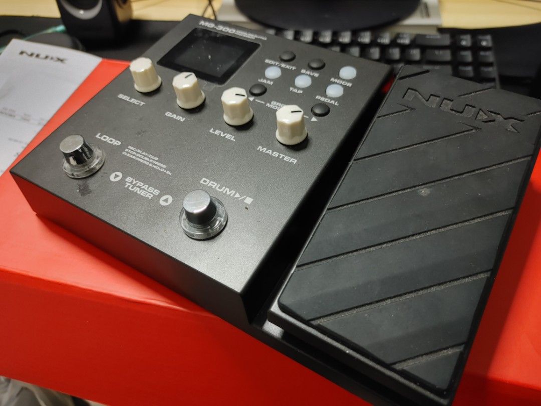 NUX MG-300 (Modeling Guitar Processor), Hobbies & Toys, Music & Media ...
