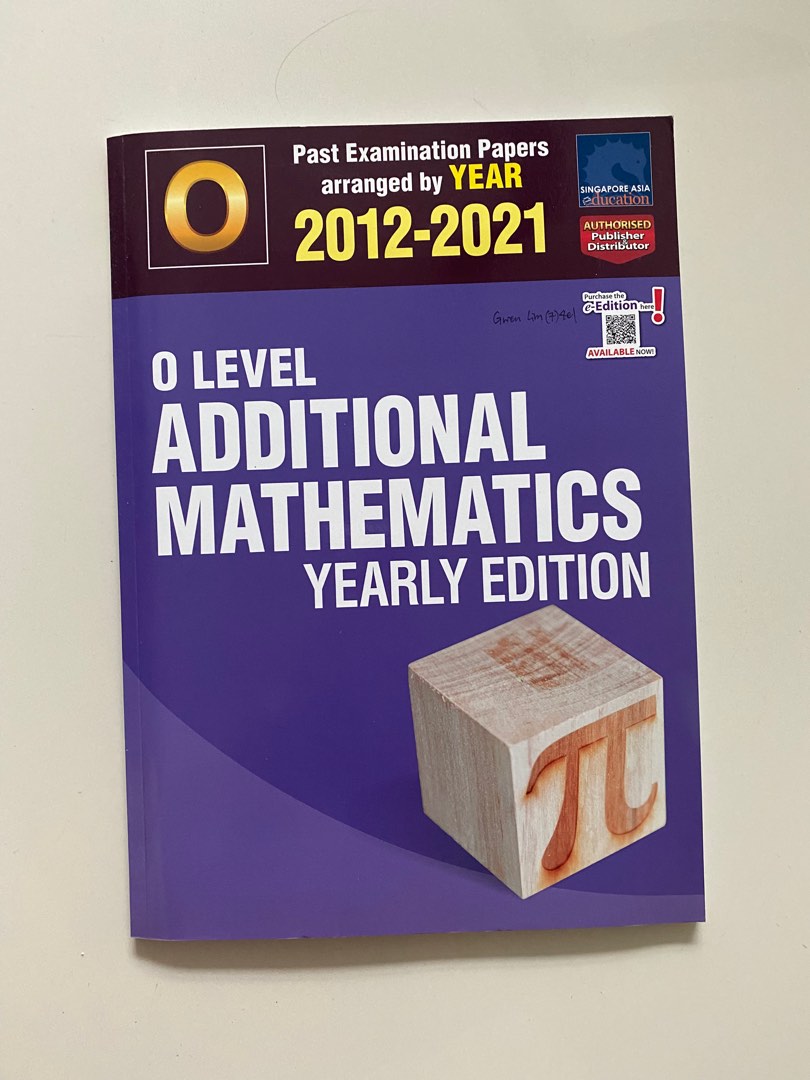 O Level Additional Mathematics Past Exam Papers 2012-2021, Hobbies ...