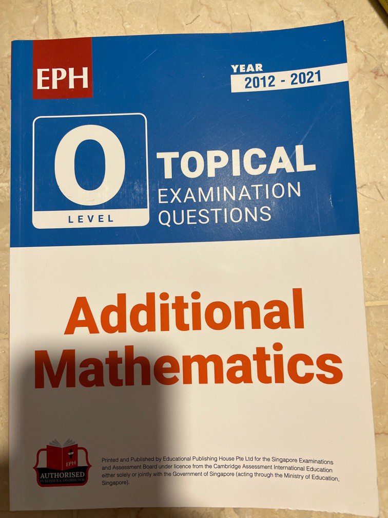 O Level Additional Topical Examination Questions, Hobbies & Toys, Books ...