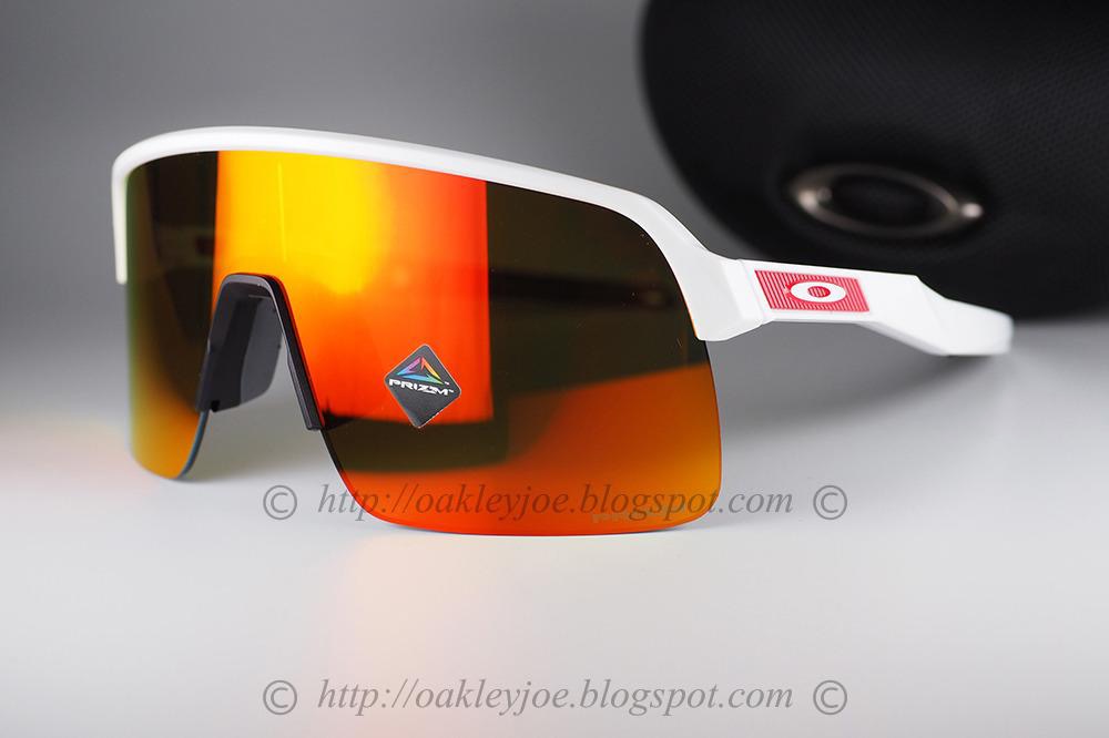 Oakley Sutro Lite white prizm ruby red red icon carrier sunglass shades ...