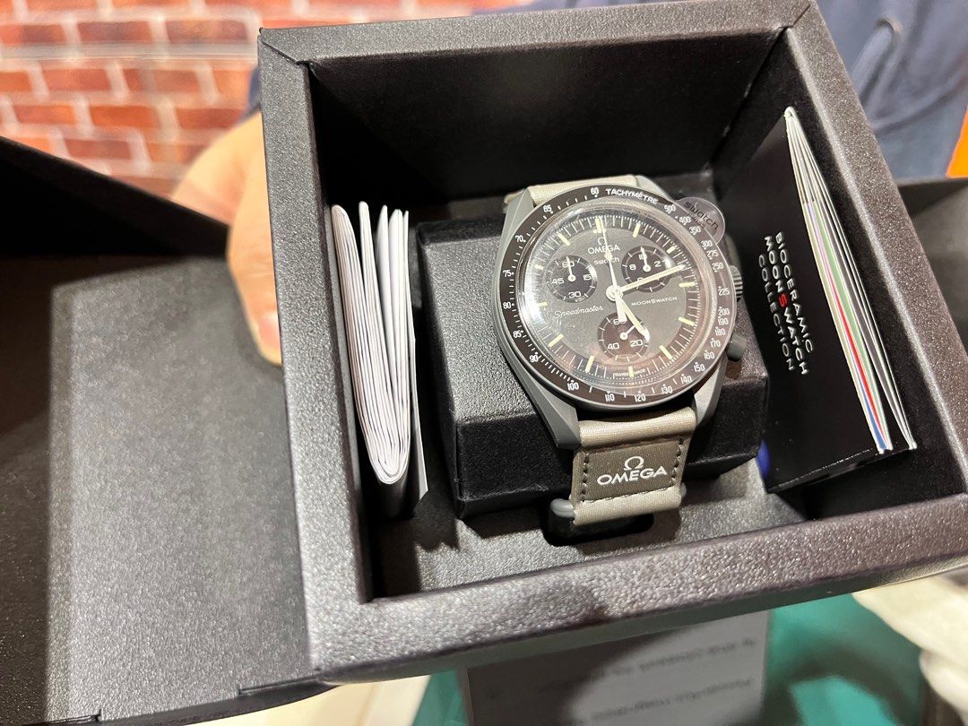 Omega swatch - mercury, Luxury, Watches on Carousell