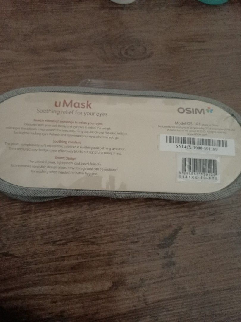 OSIM uMask Eye Massager, Beauty & Personal Care, Vision Care on Carousell