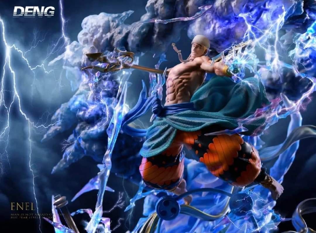 [Overseas Stock] One Piece Last Sleep Studio Enel gk resin statue ...