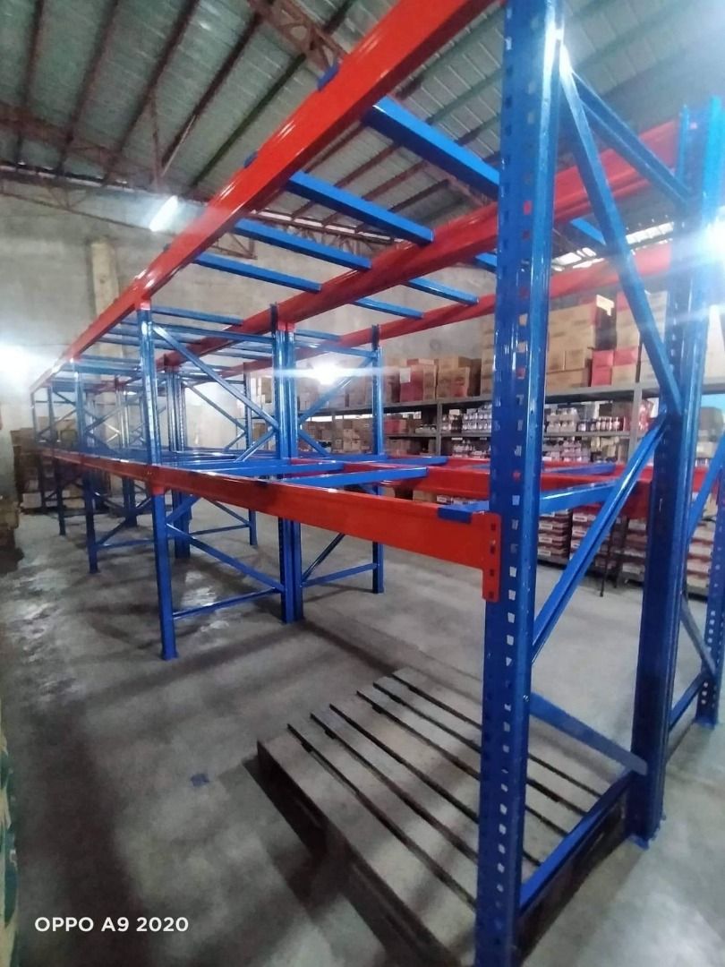 Pallet Rack Shelves storage system steel standee rack, Furniture & Home ...