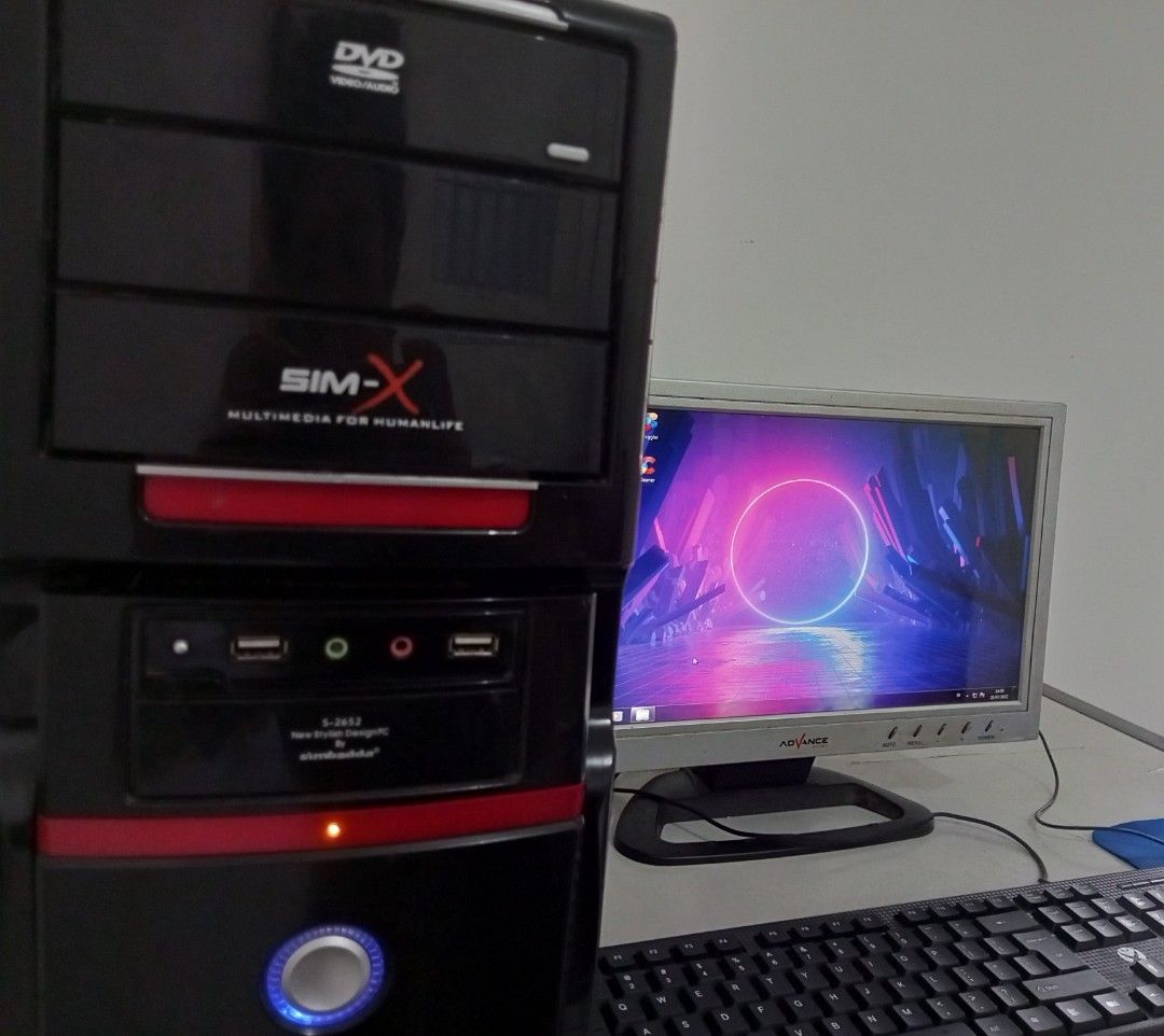 PC Komputer FULLSET Intel Core i3 Gen 2/Ram 8Gb/HDD 500Gb/Monitor ...