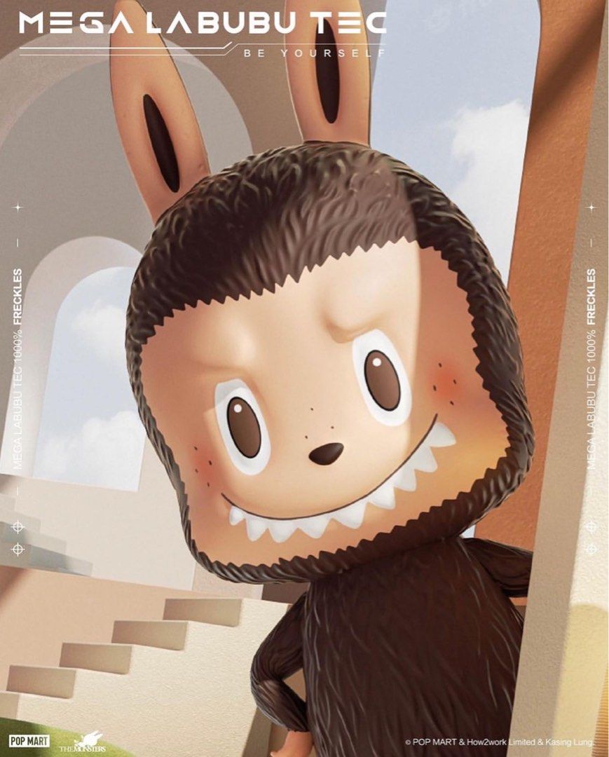 現貨Mega Labubu TEC 1000% Popmart, 興趣及遊戲, 玩具 & 遊戲類 - Carousell