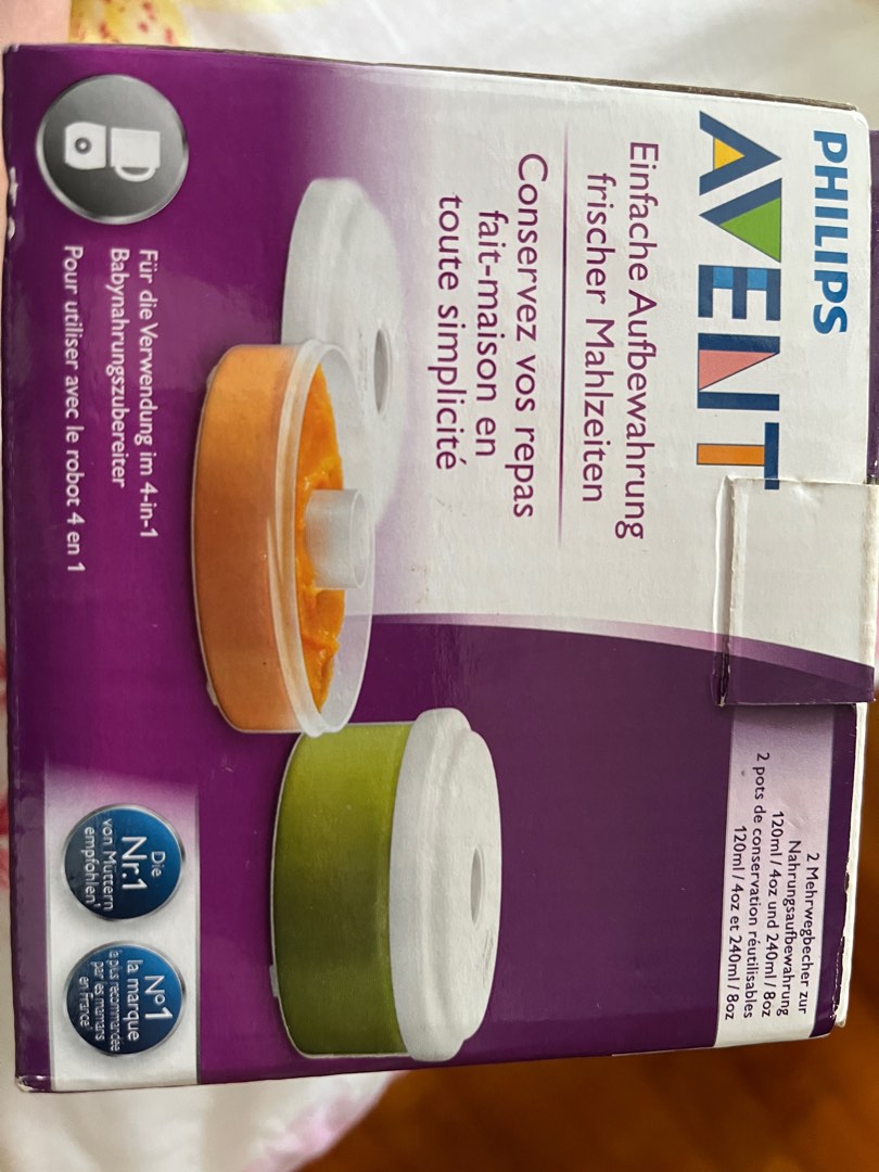 Philips Avent Fresh food storage pots, Babies & Kids, Nursing & Feeding ...
