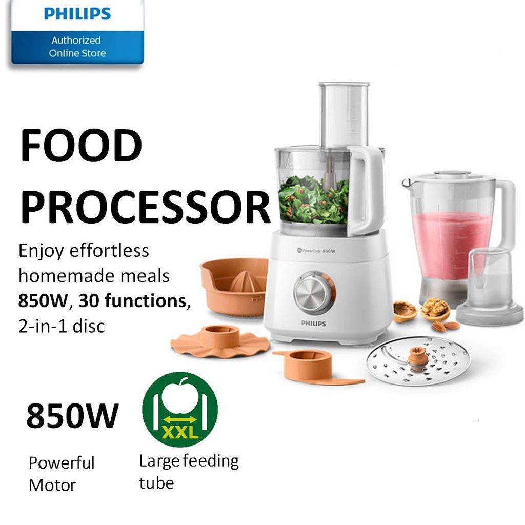 Philips Food Processor HR7250, TV & Home Appliances, Kitchen Appliances ...