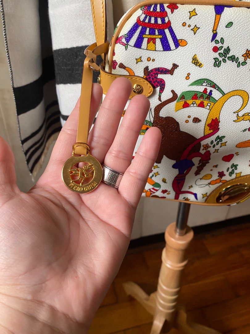 Piero Guidi Magic Circus Sling Bag White Authentic Made in Italy ...