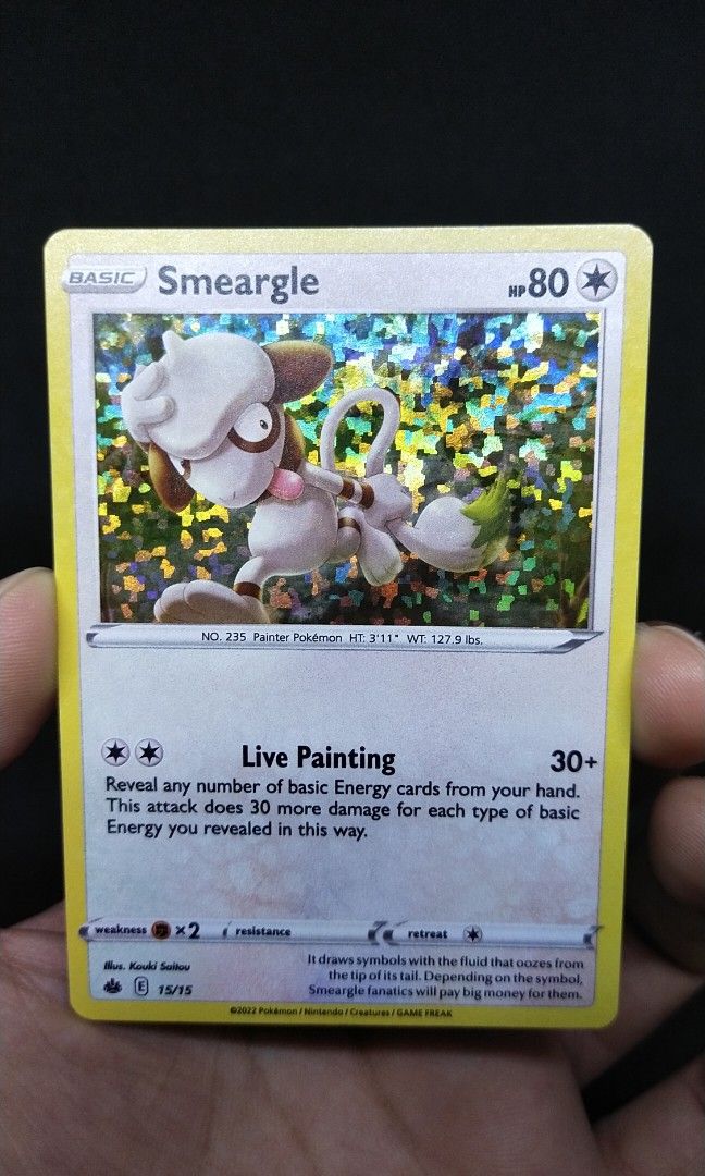 Pokemon Card - SMEARGLE #15 - HOLO (McDONALD'S COLLECTION) YEAR 2022 ...