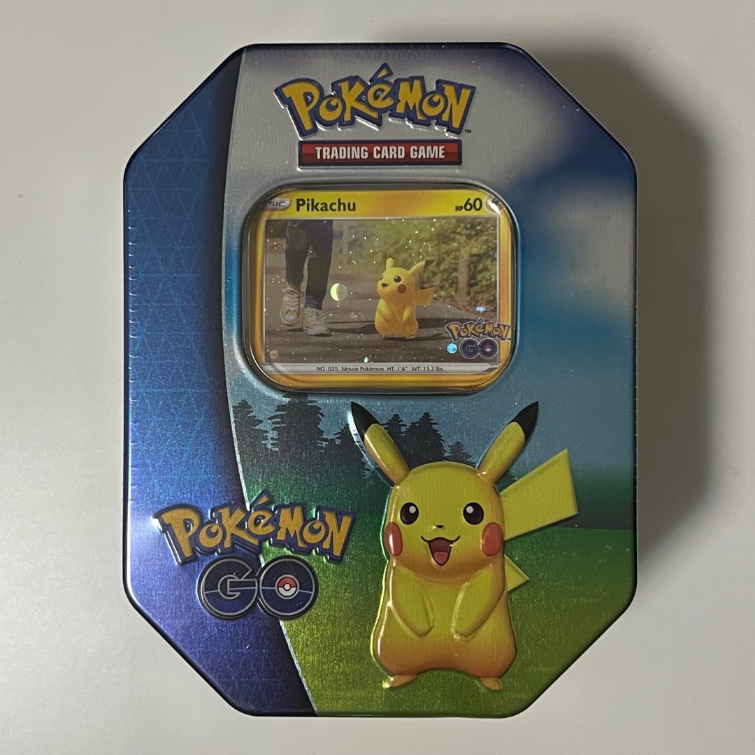 Pokémon TCG: Pokémon GO Tin, Hobbies & Toys, Toys & Games on Carousell