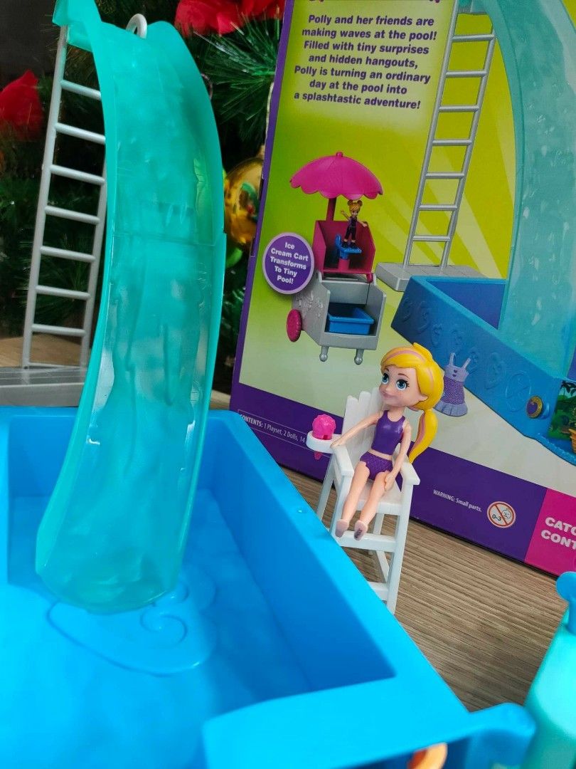 Polly pocket splashtastic pool, Hobbies & Toys, Toys & Games on Carousell
