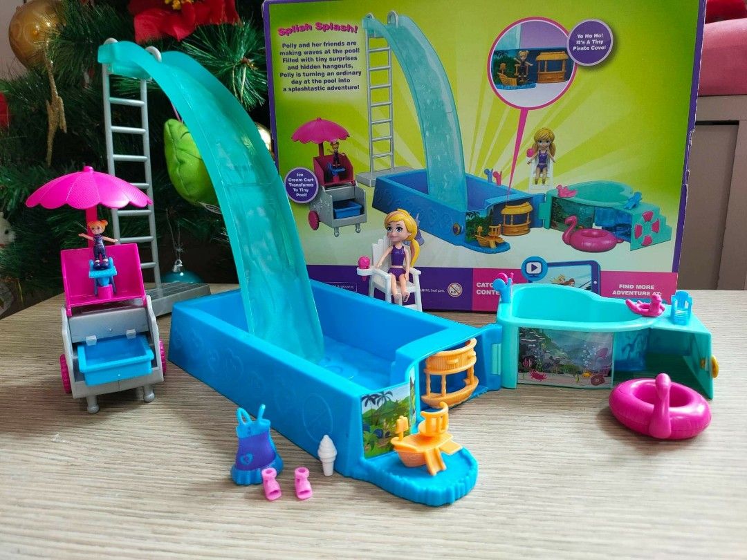 Polly pocket splashtastic pool, Hobbies & Toys, Toys & Games on Carousell