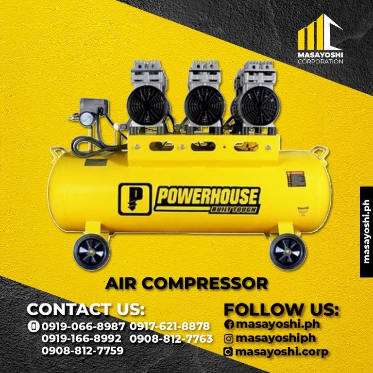 Powerhouse Oil and Noise Less Air Compressor | Powerhouse | Air ...