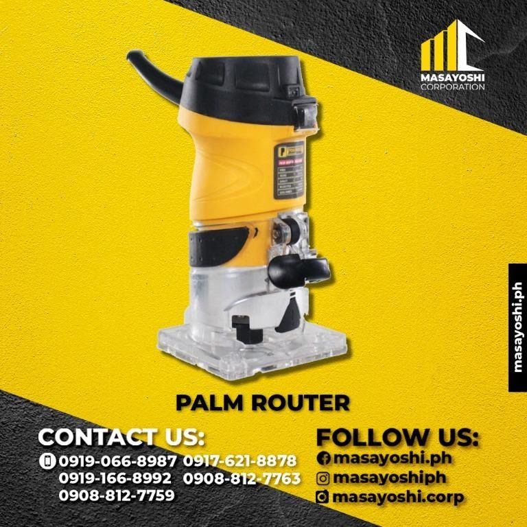 PowerHouse Palm Router w/ Quick Lock 6mm 500W (PHB-PRGM6) | Palm Router ...