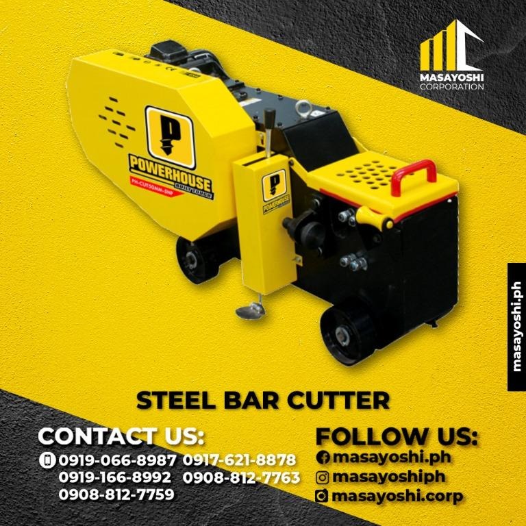 PowerHouse Portable Hydraulic Steel Bar Cutter | Powerhouse | Steel Bar ...