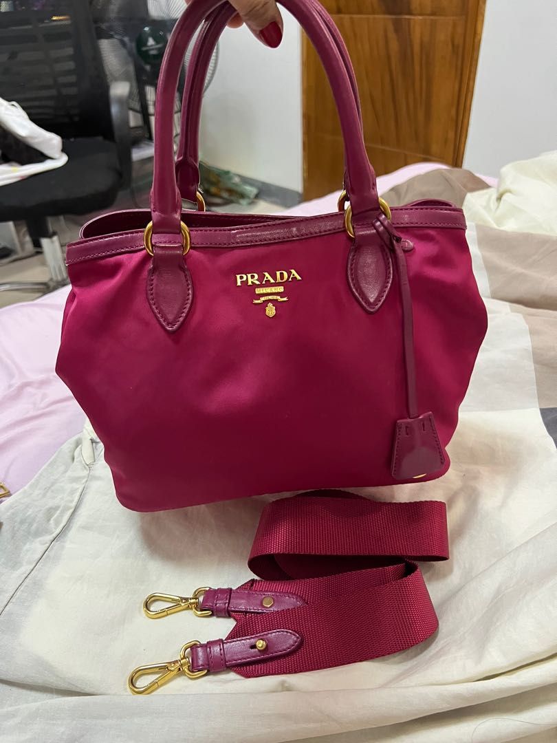 Prada 2 way Nylon bag, Luxury, Bags & Wallets on Carousell
