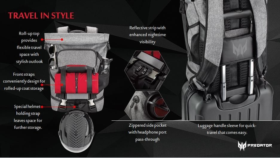 Predator Premium Rolltop Travel Backpack / Military Grade / Full Water ...