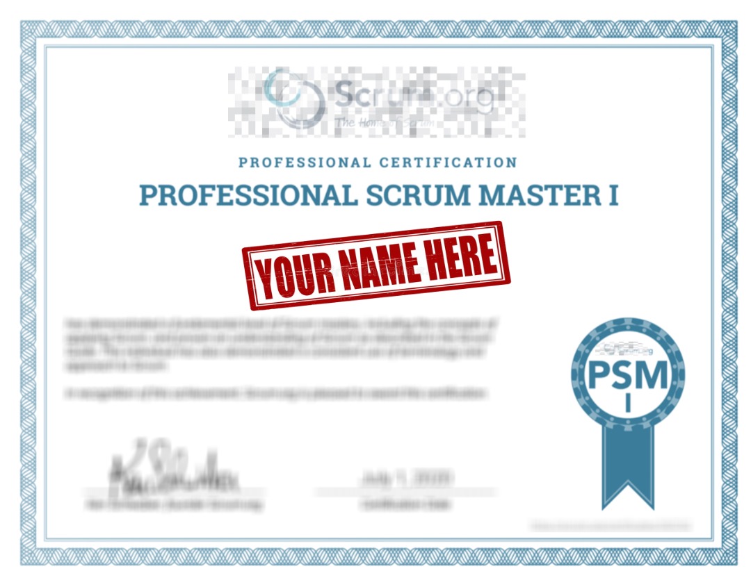 PSM Scrum Master Certification Exam - Guarantee Pass on 1st Try ...