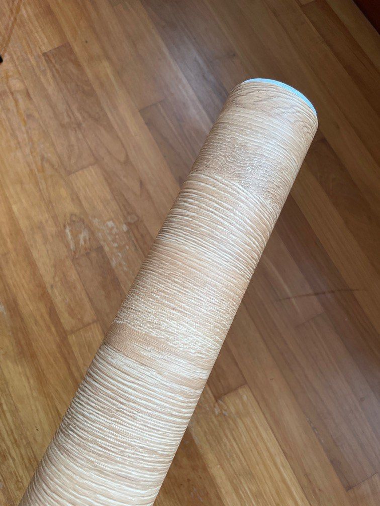 PVC Oak wood sticker for Floor / furniture / table / 90cm width ...