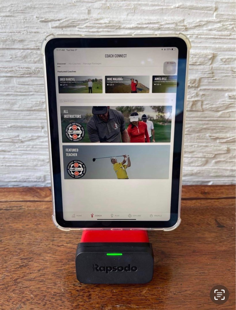 Rapsodo Golf Mobile Launch Monitor, Sports Equipment, Sports & Games ...