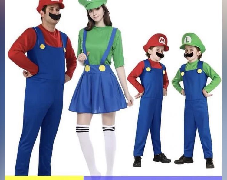 Ready stock: super mario costume, Hobbies & Toys, Memorabilia ...