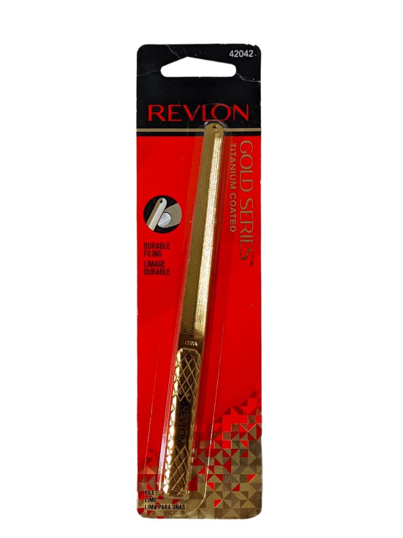 Revlon Gold Series Titanium Coated Nail File, Beauty & Personal Care ...