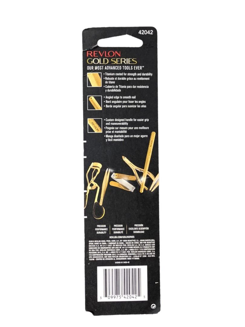 Revlon Gold Series Titanium Coated Nail File, Beauty & Personal Care ...