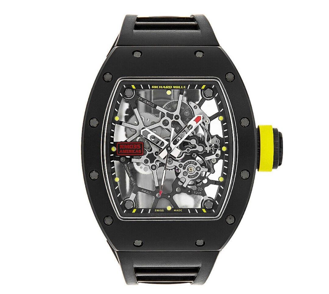 Richard Mille RM035 Rafa Americas Edition Black Ceramic Watch, Luxury ...