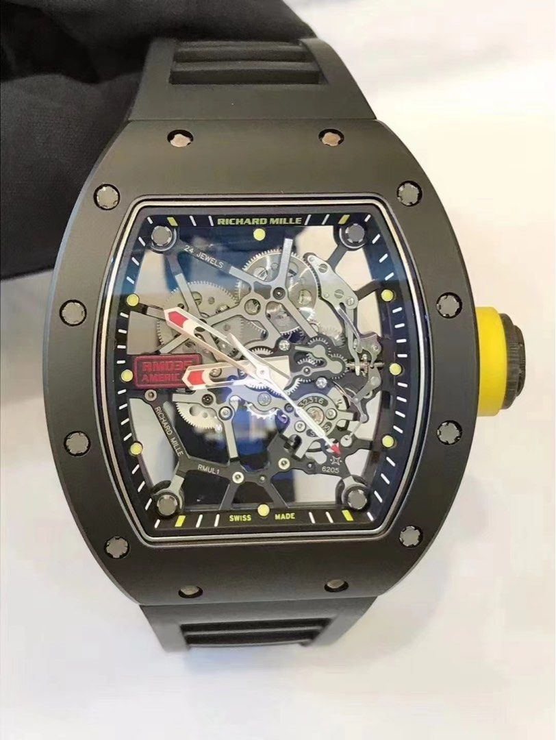 Richard Mille RM035 Rafa Americas Edition Black Ceramic Watch, Luxury ...