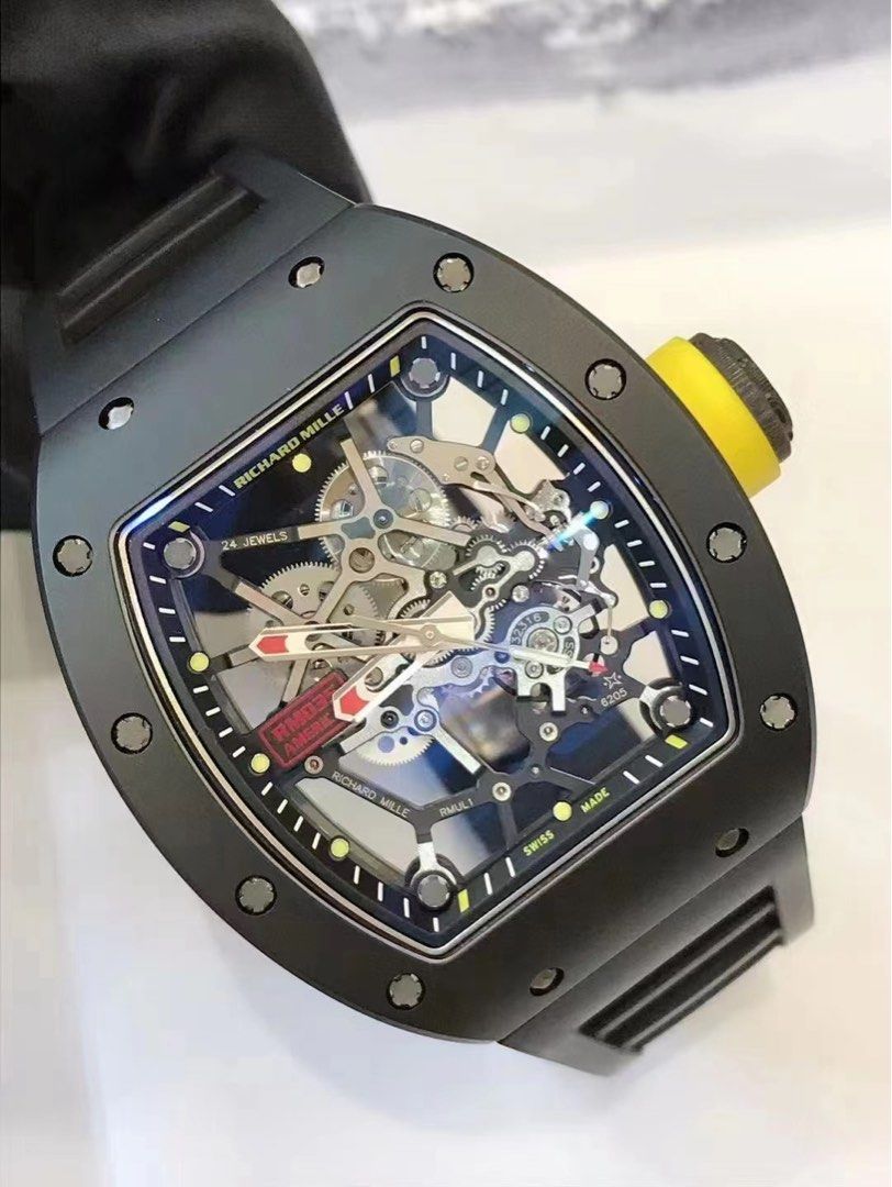 Richard Mille RM035 Rafa Americas Edition Black Ceramic Watch, Luxury ...