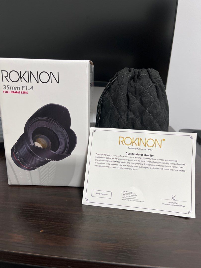 Rokinon 35mm F1.4 E Mount Sony Manual Lens, Photography, Lens & Kits on ...