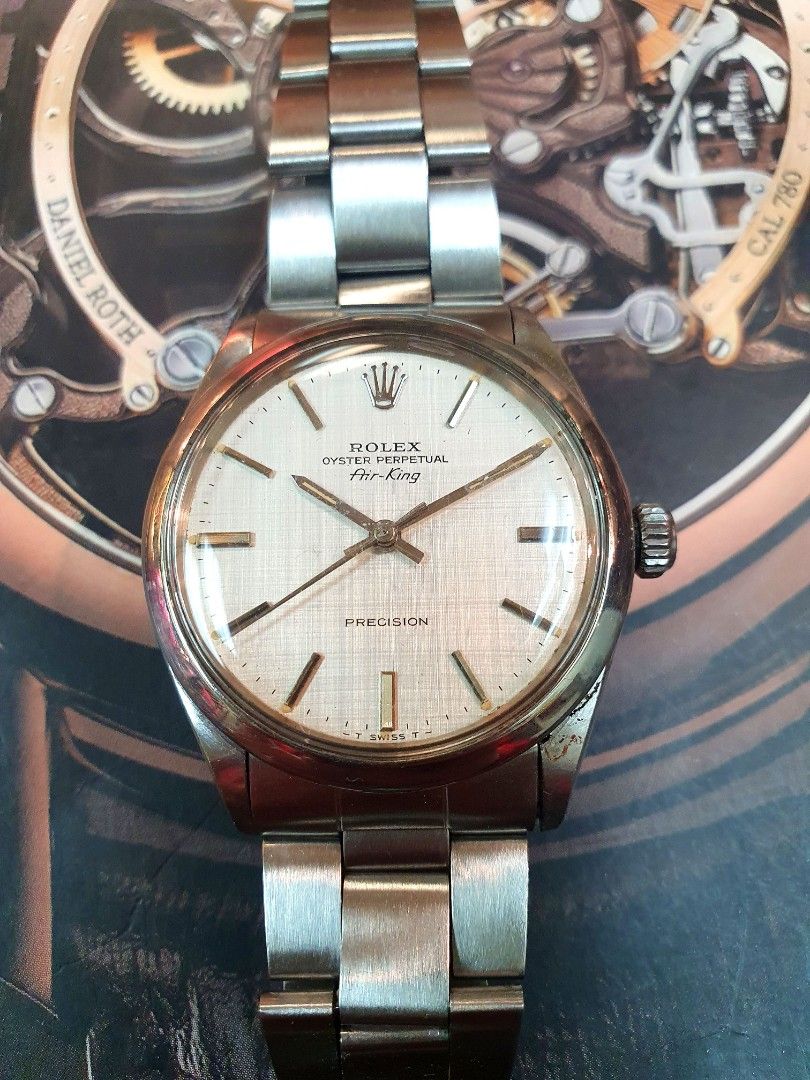 Rolex Air King Automatic Watch 5500, Luxury, Watches on Carousell